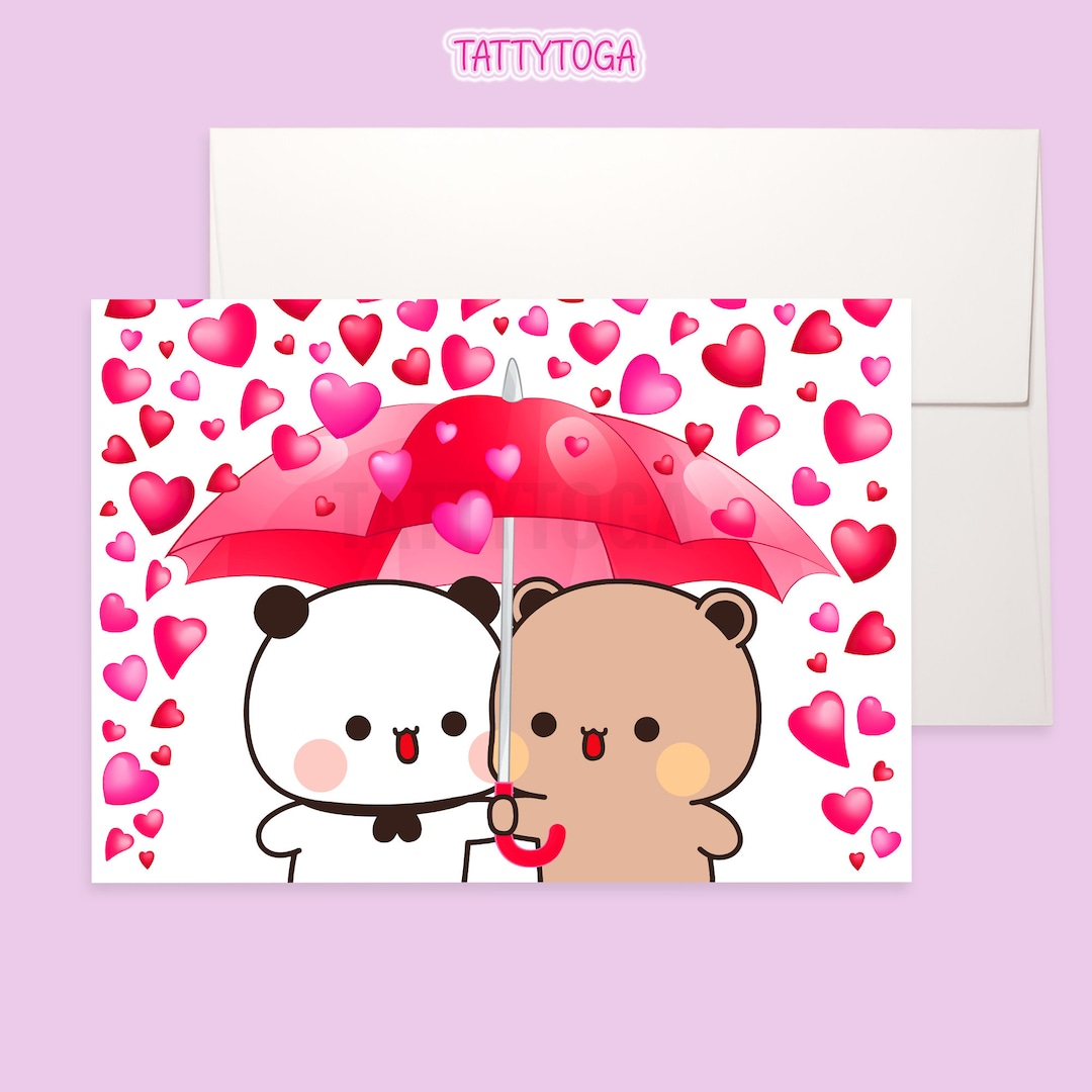 Bubu and Dudu Greeting Cards, Panda Yier Cards, Birthday Cards, Romantic Cards, Friends Cards ...