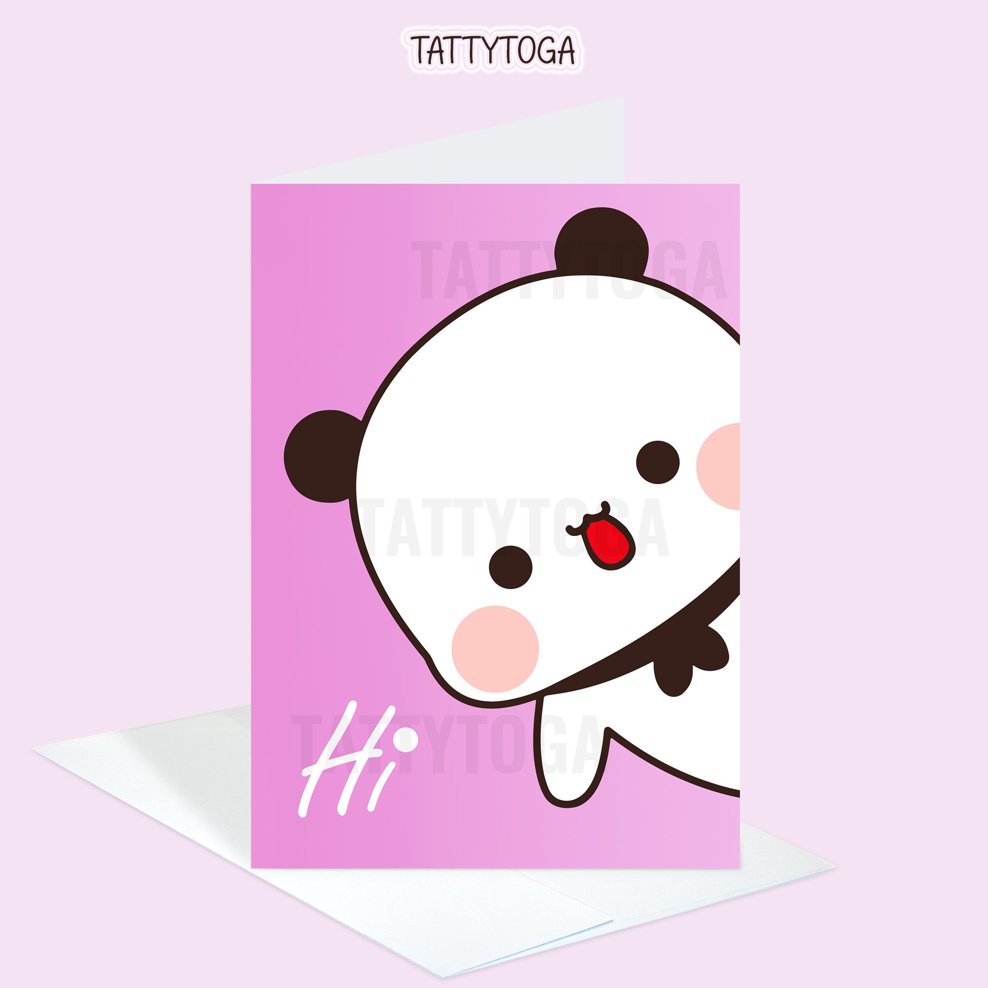Bubu and Dudu Greeting Cards, Panda Yier Cards, Birthday Cards ...