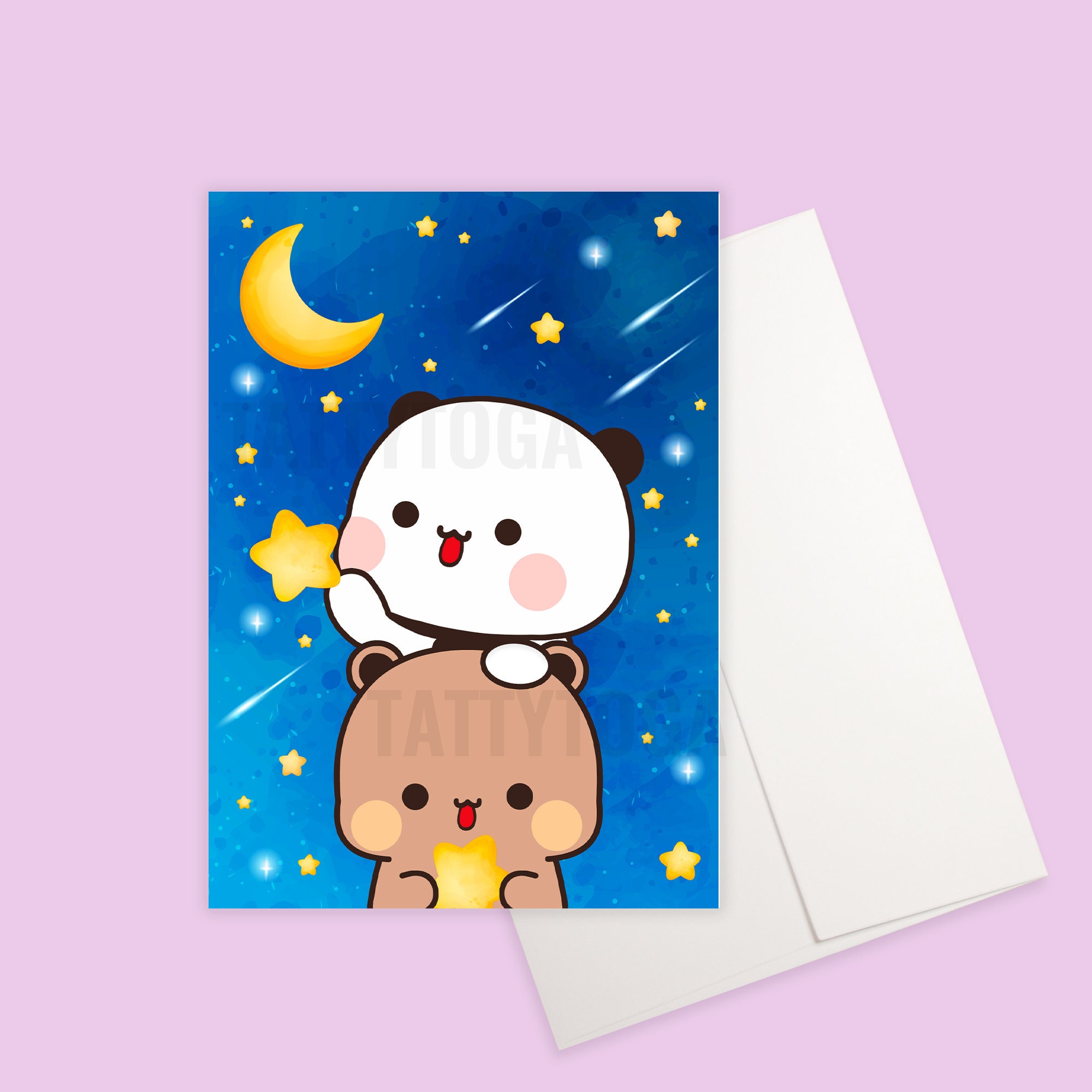 Bubu and Dudu Greeting Cards, Panda Yier Cards, Birthday Cards ...