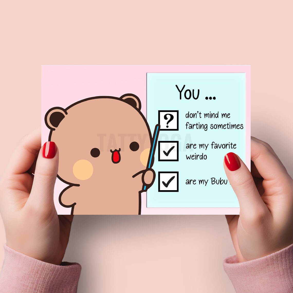 Bubu and Dudu Custom Cards, Birthday Card, Friendship Cards, Romantic ...