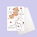 Bubu and Dudu Card, Bubu Dudu Birthday Card, Friendship Cards, Romantic ...