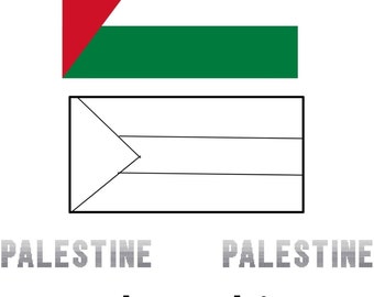 Printable Palestine Jpeg Coloring Pages, Downloadable Digital Palestine ...