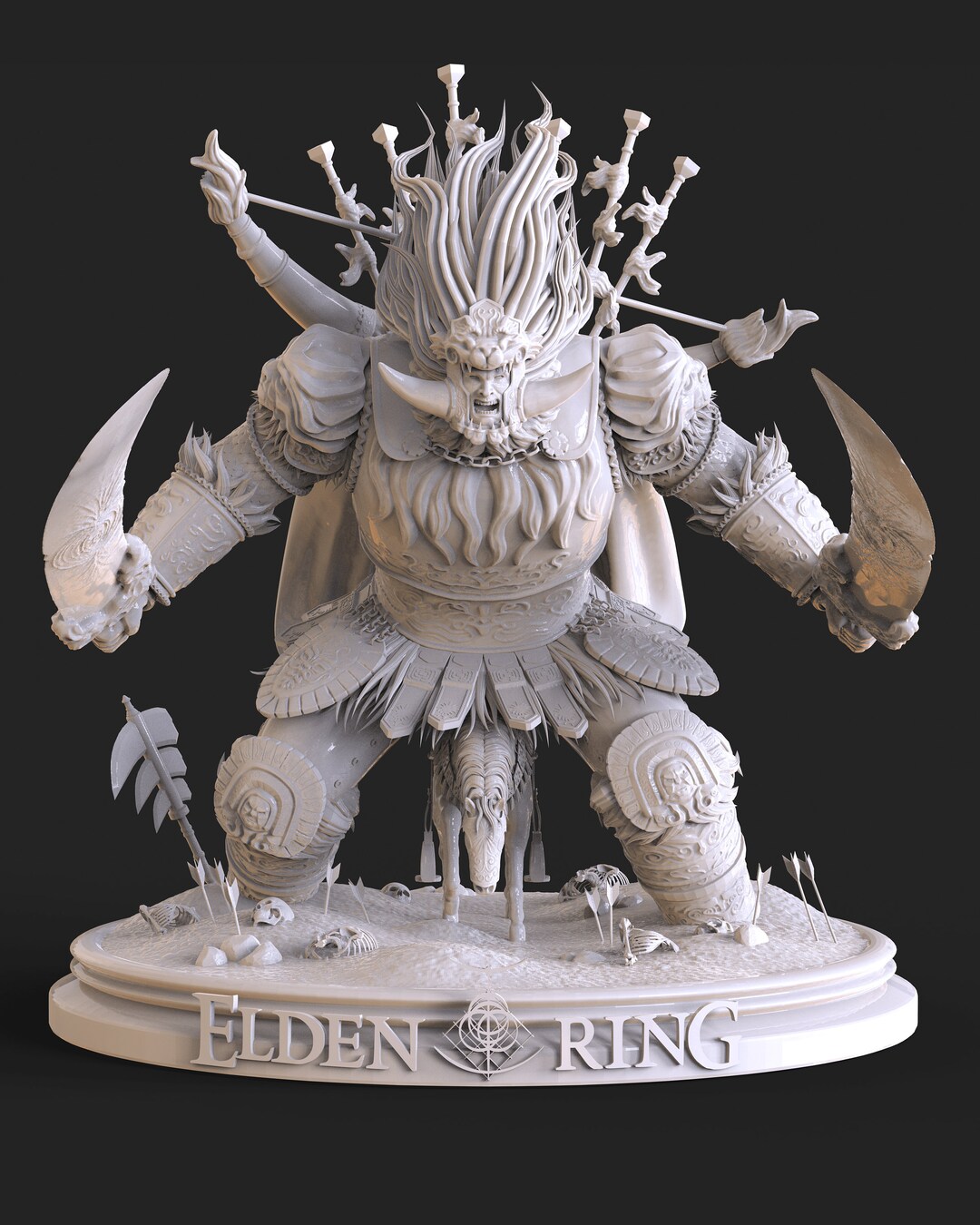 Starscourge Radahn Stl 3d Model Elden Ring - Etsy UK