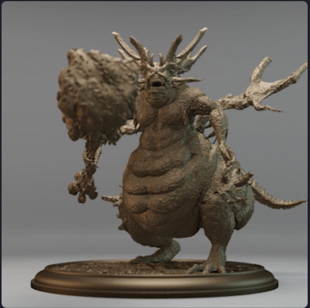 Asylum Demon 3d Model Stl Dark Souls - Etsy