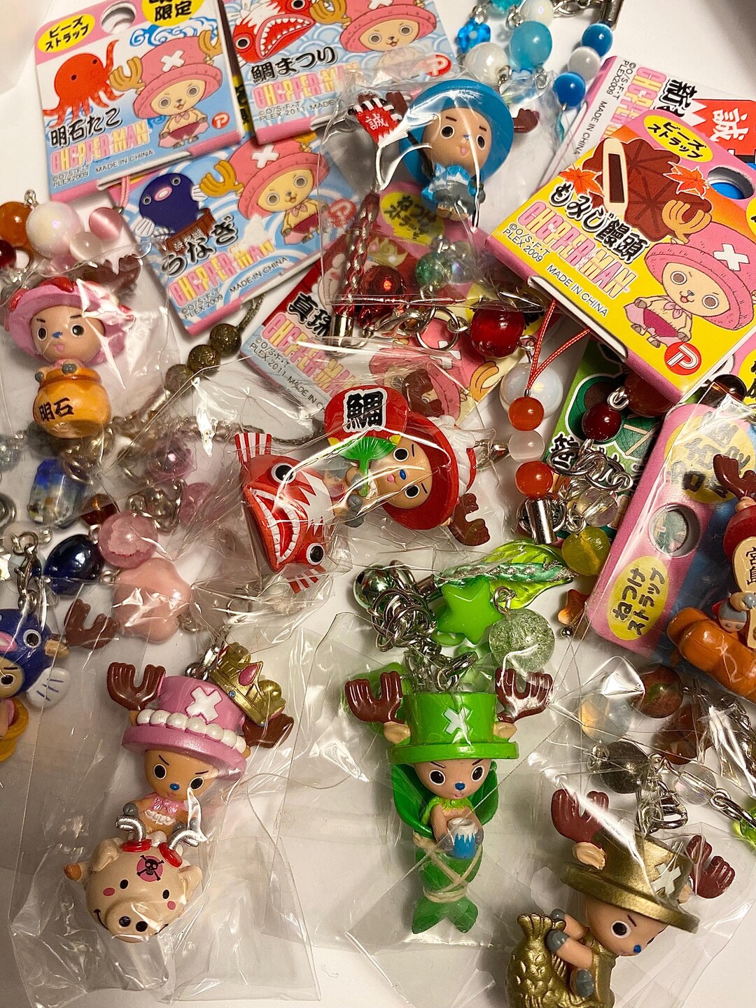 NEW STOCK! Tony Tony Chopper One Piece Anime Vintage Gotochi Keychain ...