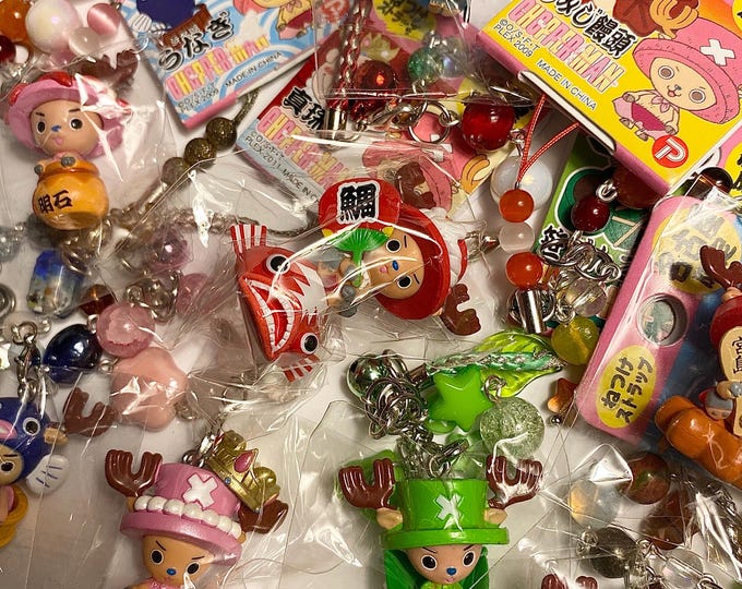 NEW STOCK! Tony Tony Chopper One Piece Anime Vintage Gotochi Keychain ...