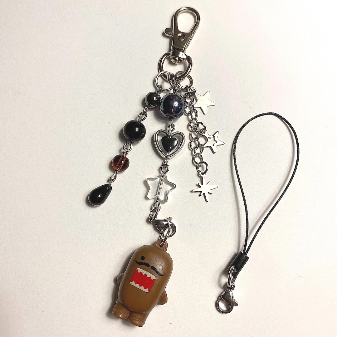 Domo Kun Vintage Trinket/charm Keychain - Etsy