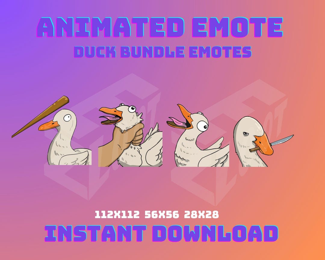 Emotes, Bundle Emote, Duck Emote, Funny Emotes, Emote, Duck Bundle ...