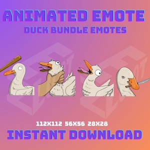 Emotes, Bundle Emote, Duck Emote, Funny Emotes, Emote, Duck Bundle ...