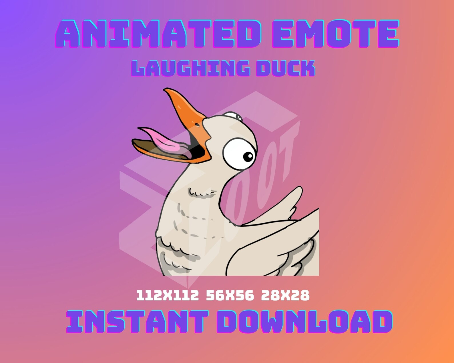 Animated Emote, Fun Emote, Funny Emote, Duck Emote, Meme, Meme Emote ...