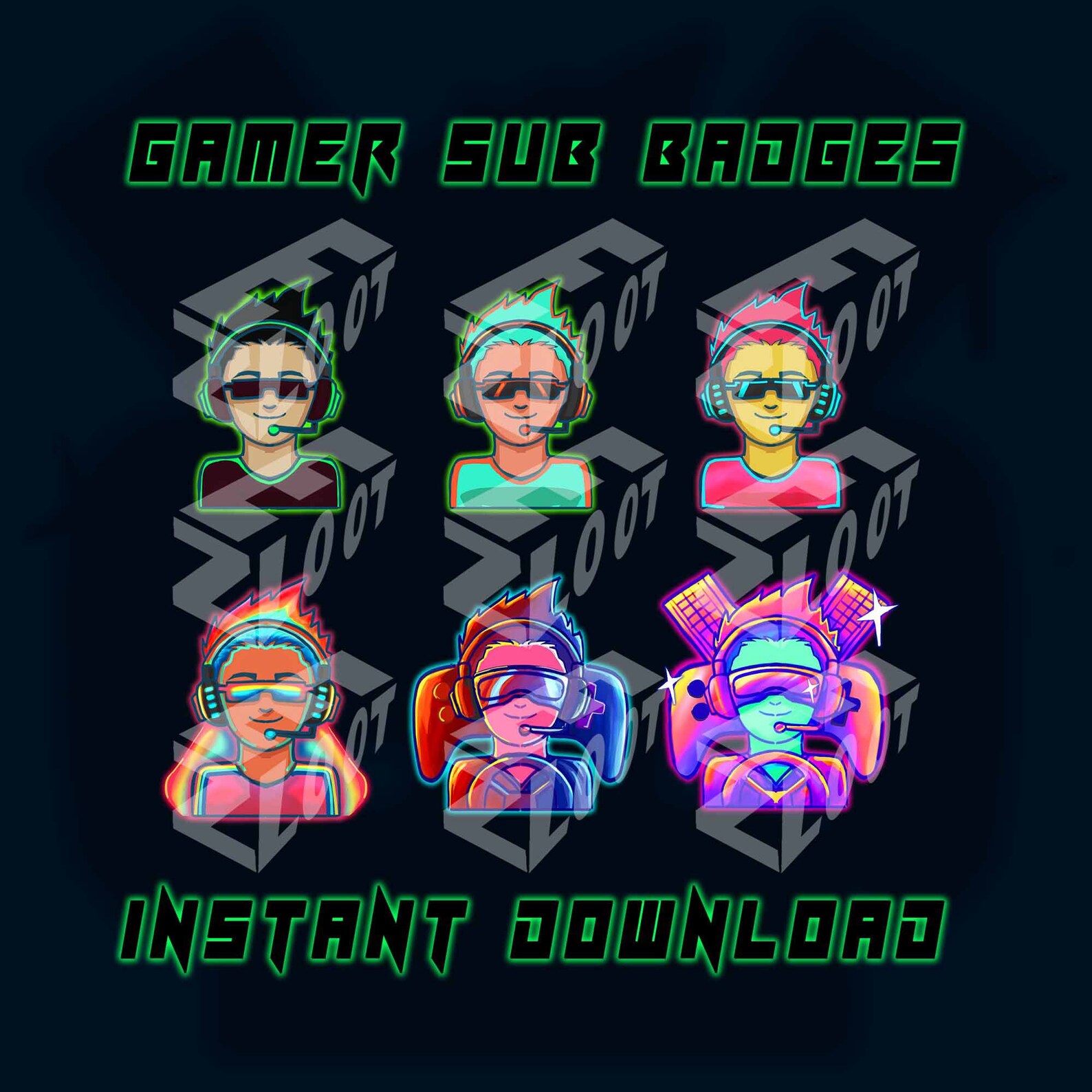 Twitch Sub Badges, Sub Badges Twitch, Twitch Sub Badges Anime, Twitch ...