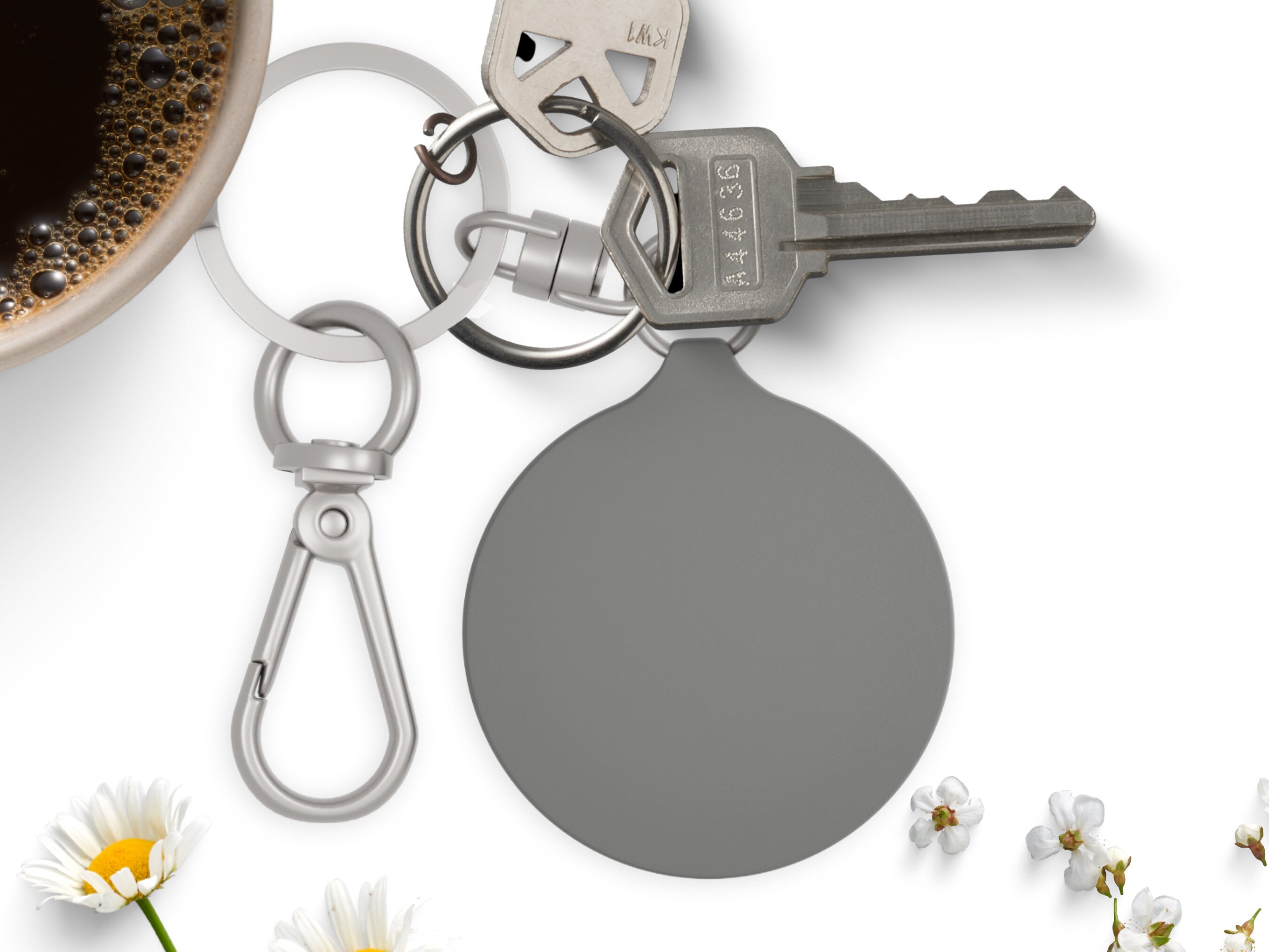 Oil Painting Starry Sky Cute Tabby Cat Keychain, Funny Kitty Night ...