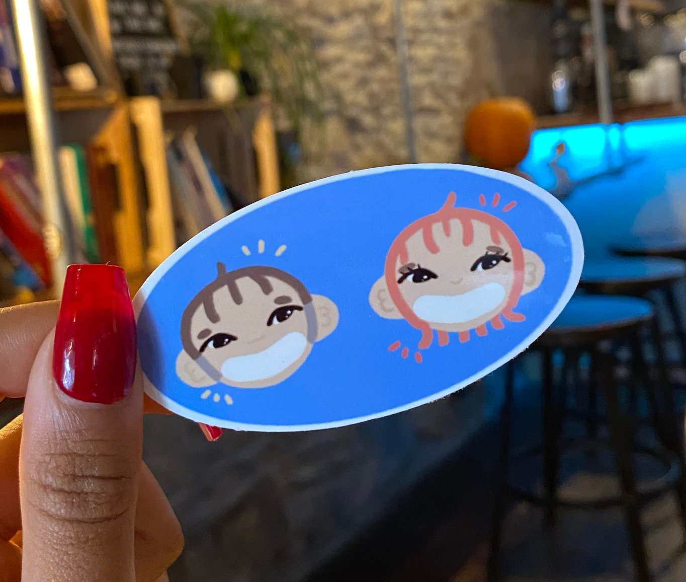 Ponyo Anime Fanart Sticker Cute Vinyl Decal Perfect for Laptops, Water ...