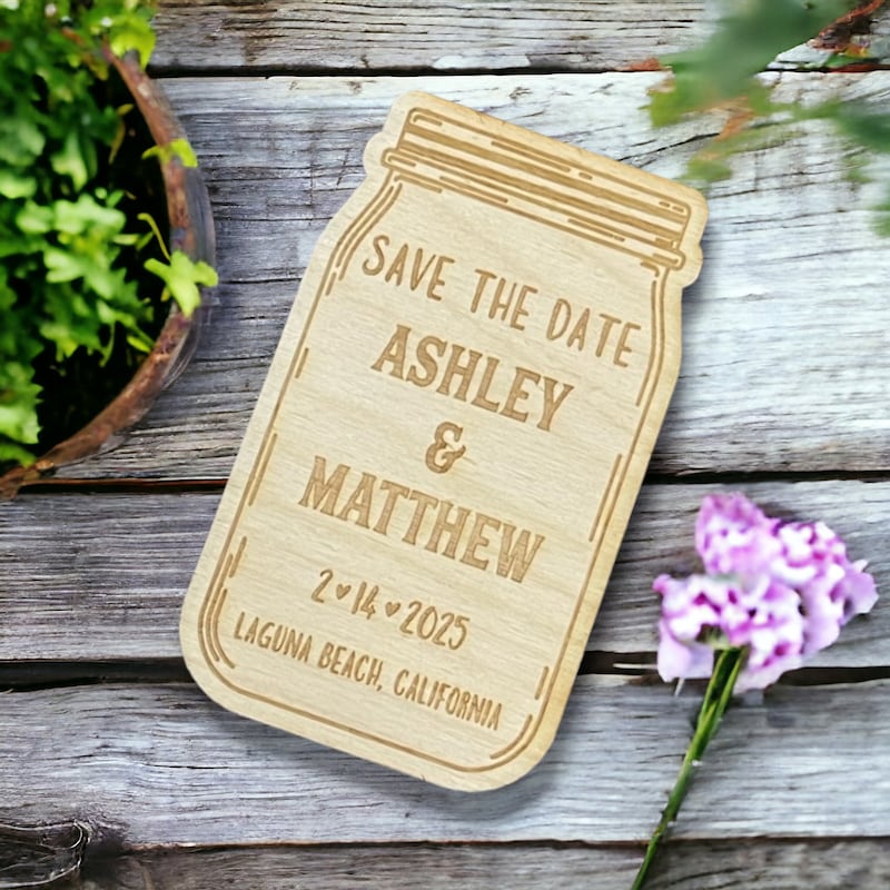 Wooden Save the Dates - Etsy
