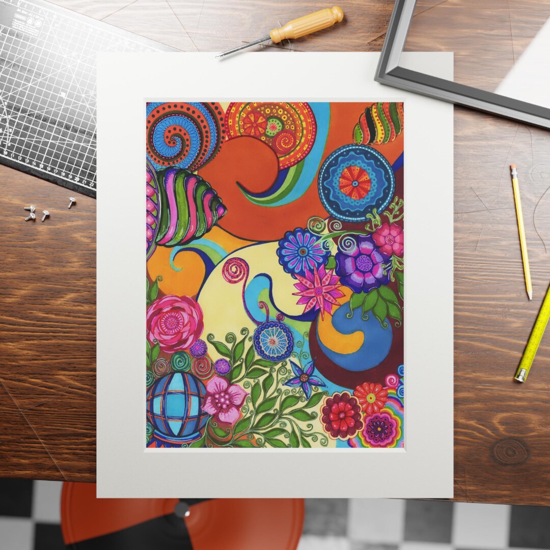 Colette Design Wall Art Print, Fine Art Decor for Home, Office, Ready ...