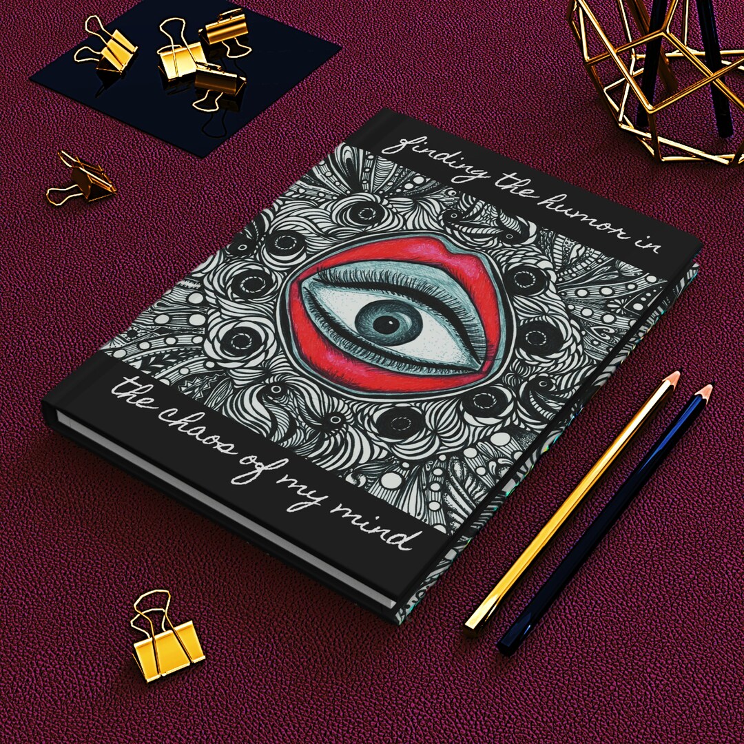 Chaos of My Mind Hardcover Journal. Quirky Home Decor. Use It as an ...