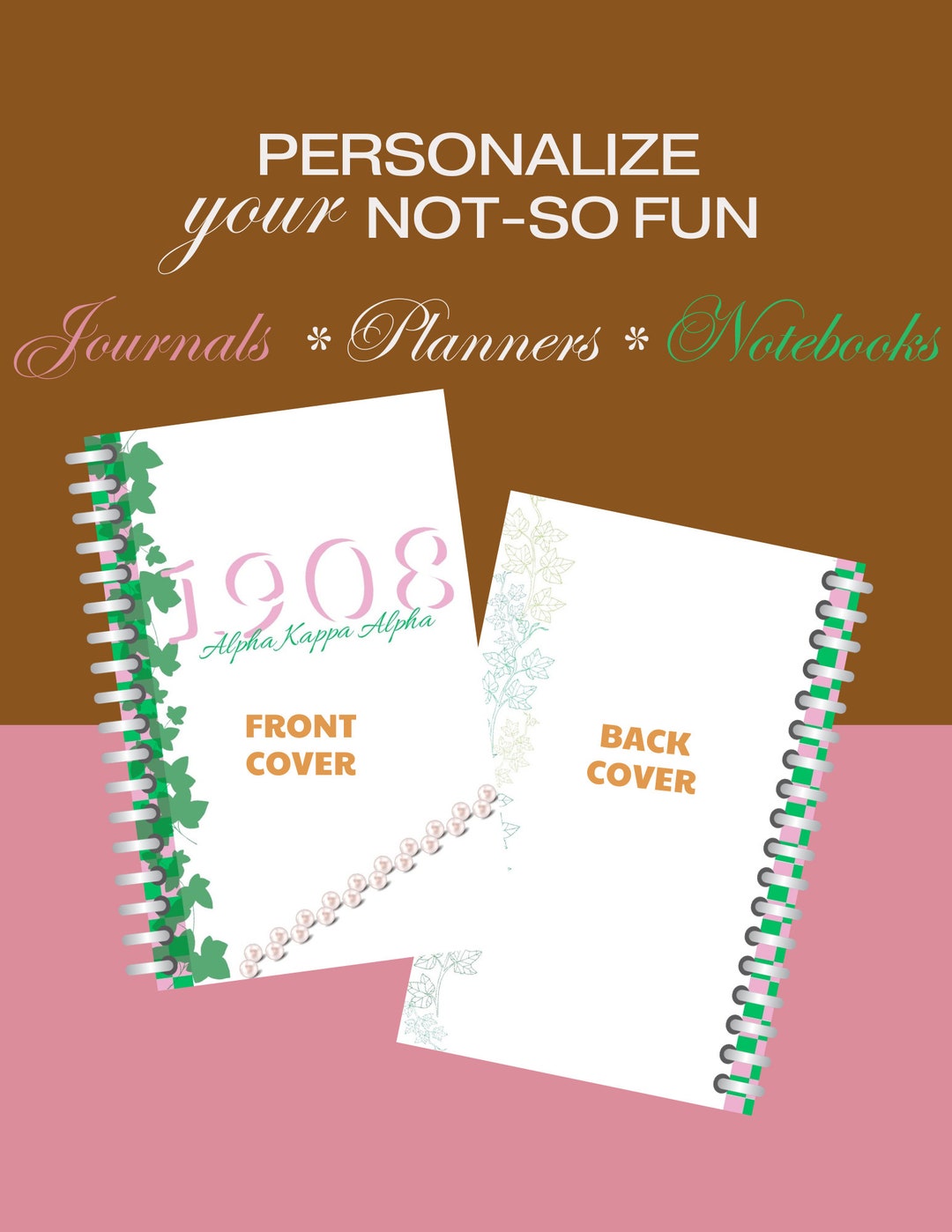 DIY AKA Sorority PRINTABLE Cover Set - Etsy