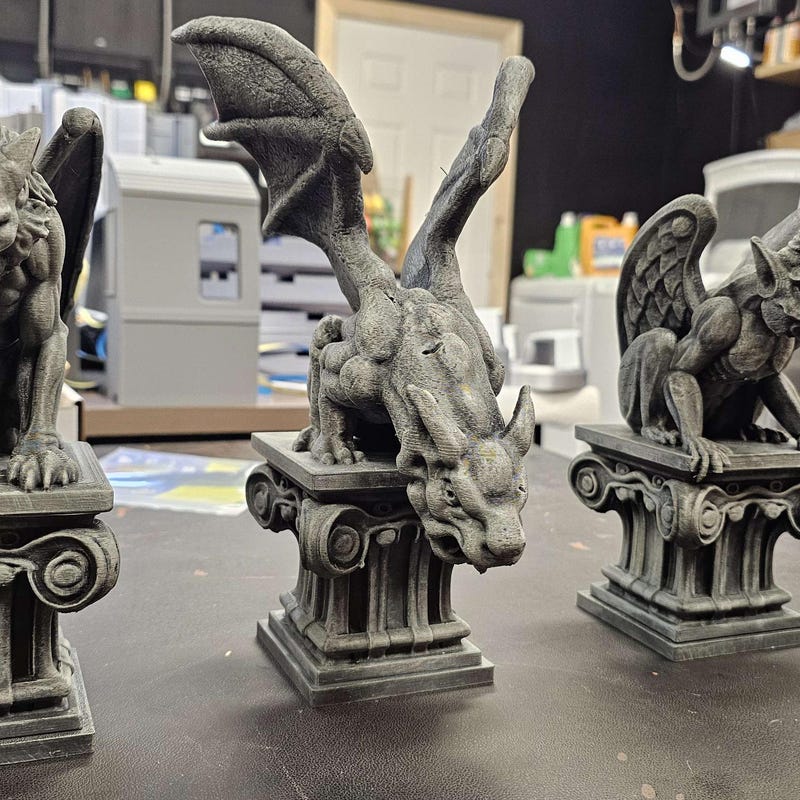 Gargoyle Statue Diorama - Etsy