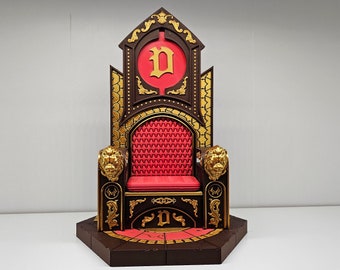 1 12 Scale INNOVATION_MODEL Dr.doom Deluxe Throne Bworn / Red / Bright ...