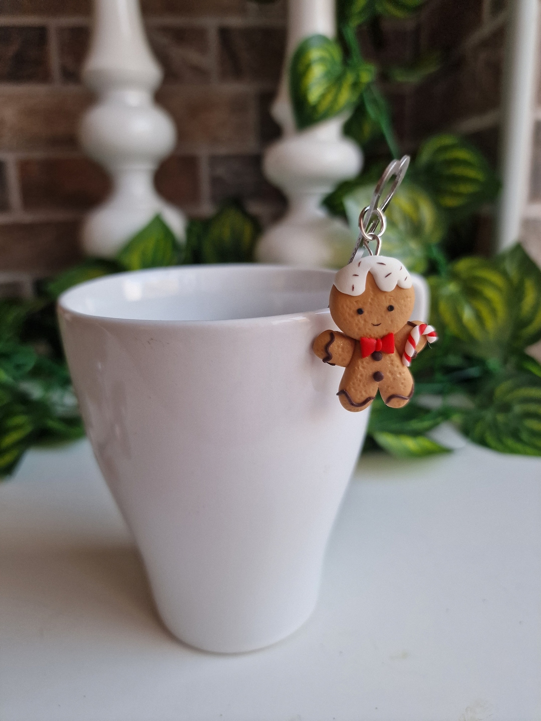 Christmas Infuser Gingerbread Man Gingerbread Fimo Gingerbread House - Etsy