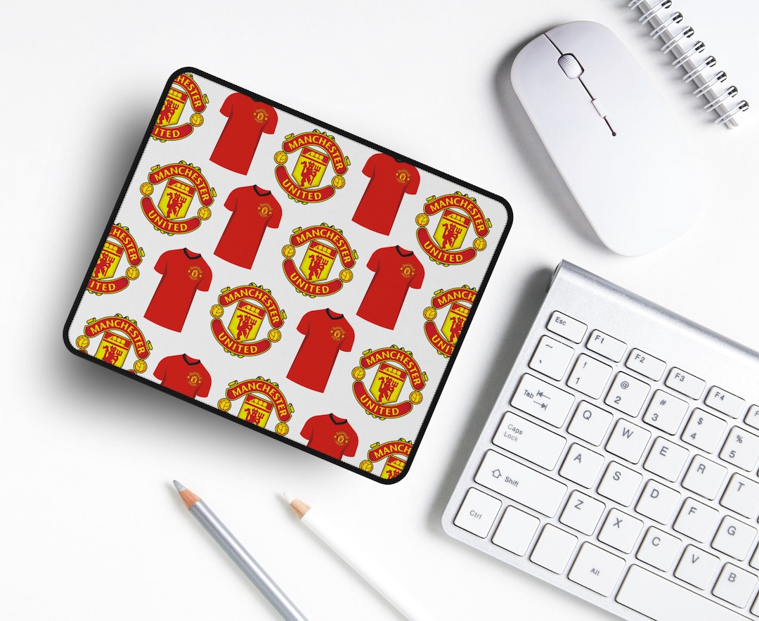 Manchester United FC Mouse Pad Merchandise for Football Fans - Etsy