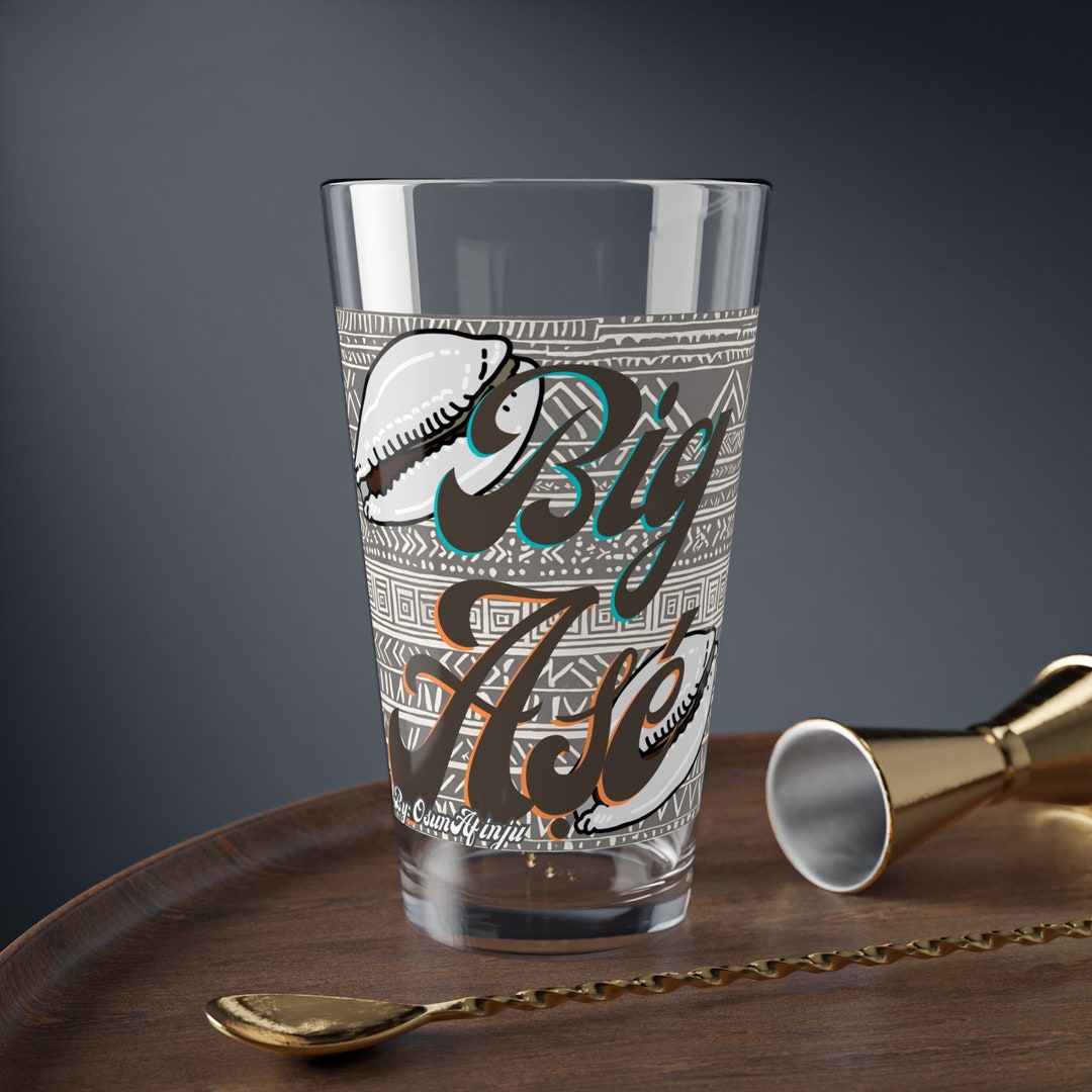 Big Ase' Mixing Glass, 16oz - Etsy