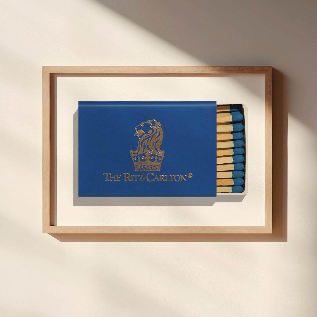 The Ritz Carlton Matchbook Print, Wall Art Prints, Printable Art, Bar ...