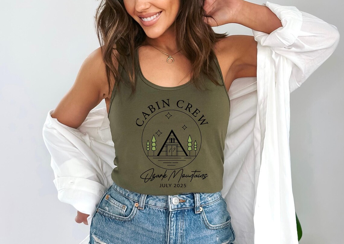 Custom Cabin Crew Tank Tops, Family Vacation Tanks, Camping ...