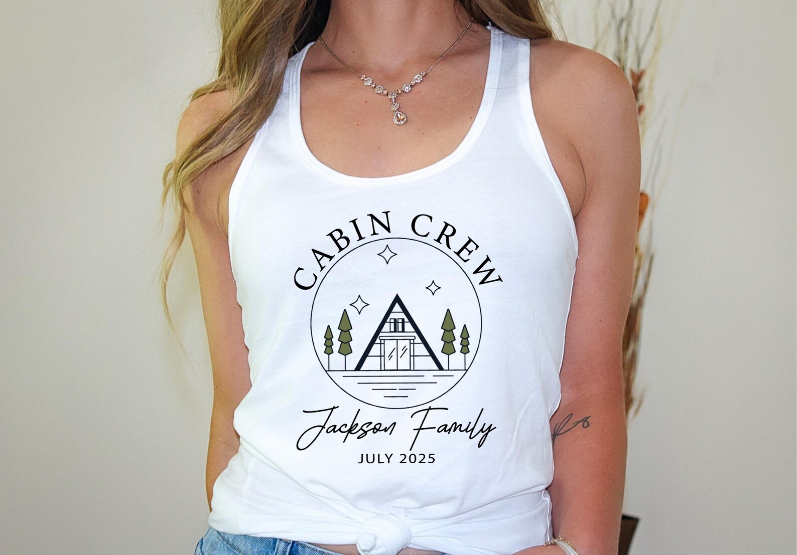 Custom Cabin Crew Tank Tops, Family Vacation Tanks, Camping ...