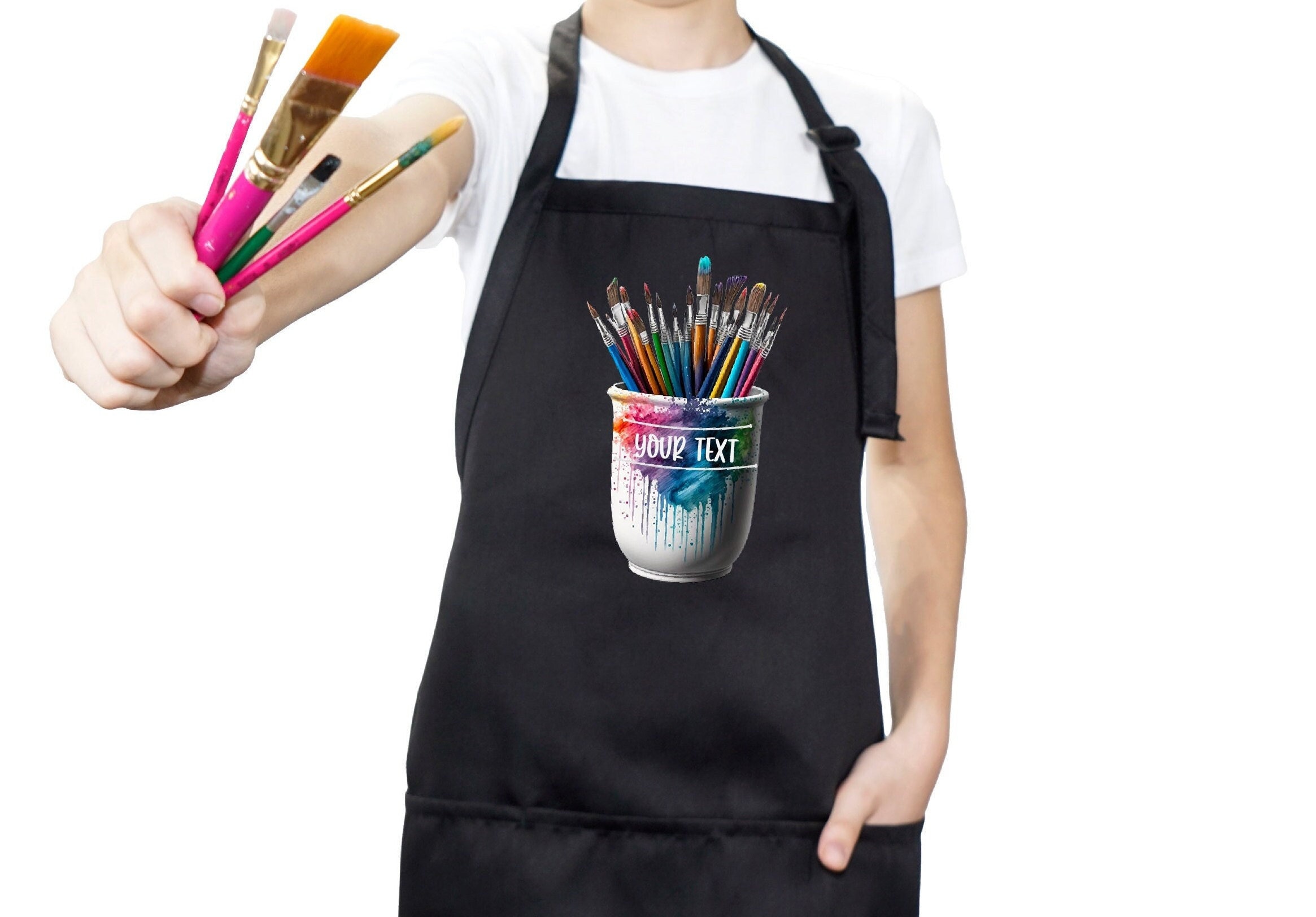 Personalized Art Apron, Art Teacher Apron, Gift for Art Teacher ...