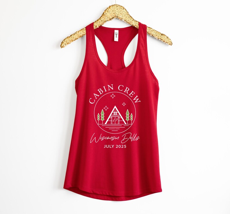 Custom Cabin Crew Tank Tops, Family Vacation Tanks, Camping ...