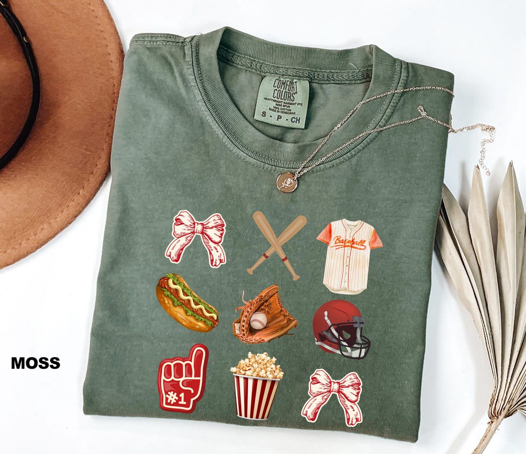 Comfort Colors® Baseball Shirt, Baseball Game Day Shirt, Funny Baseball ...