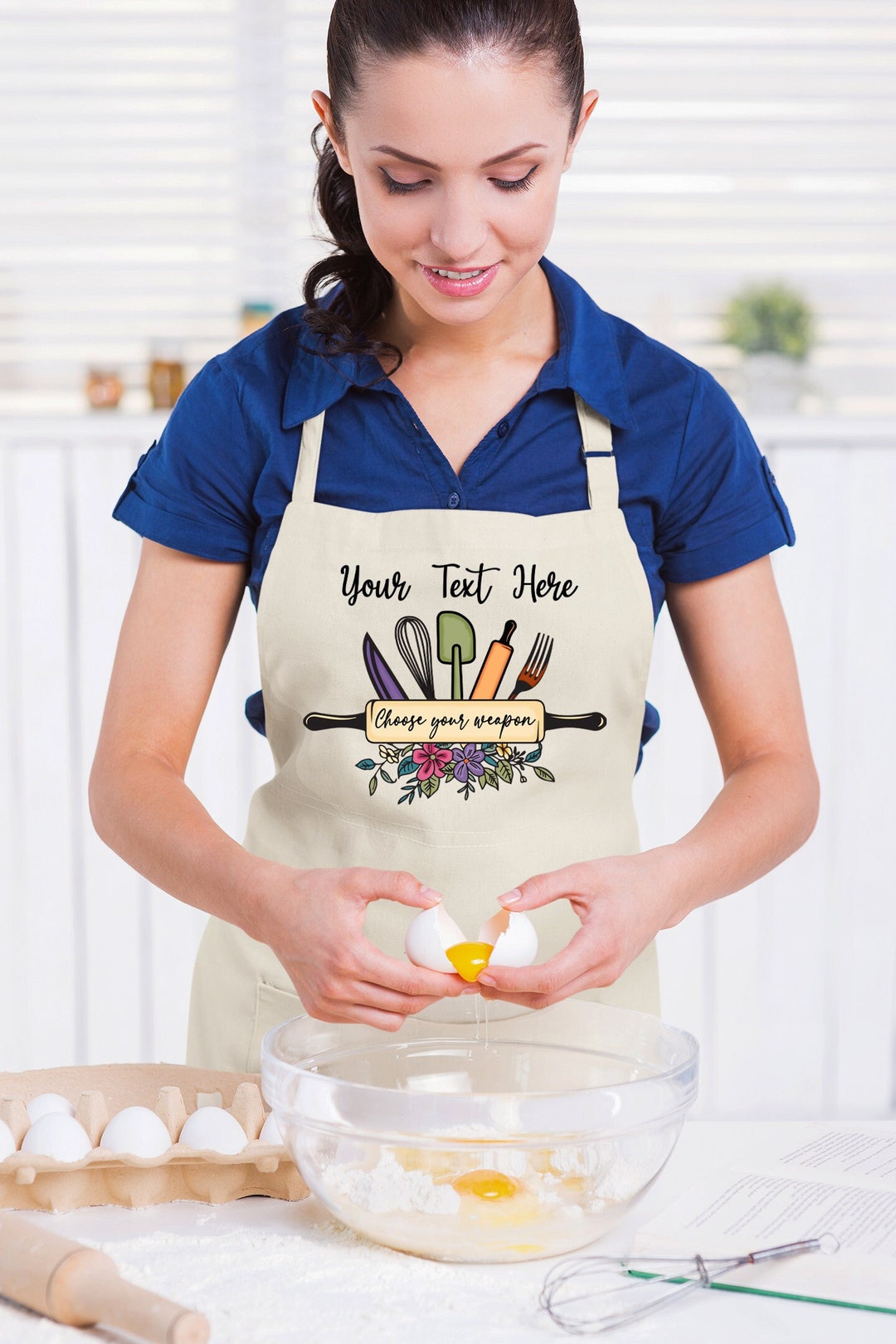 Funny Kitchen Apron, Personalized Apron With Pockets, Mama's Kitchen ...