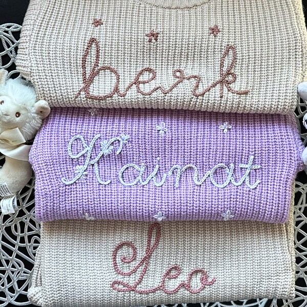 Personalized Hand Embroidered Baby Boy - Etsy