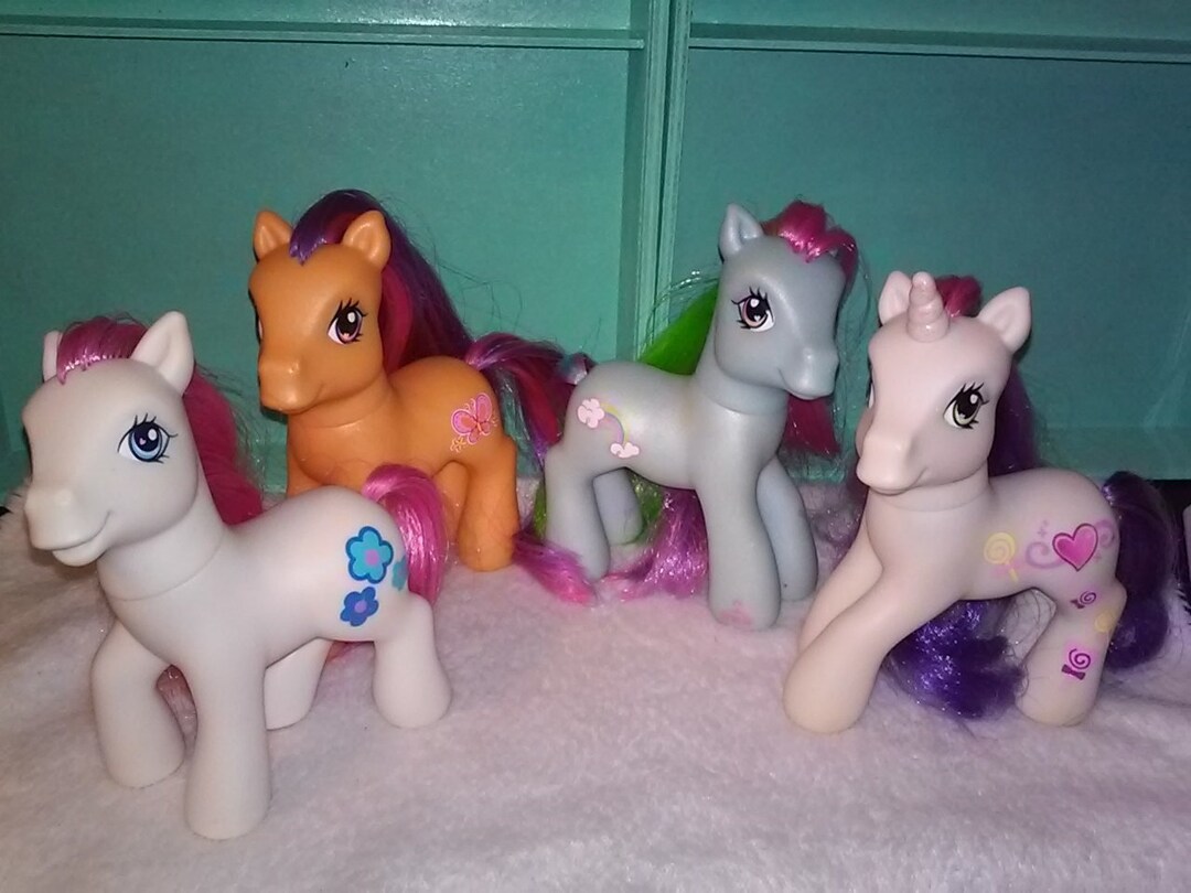 My Little Pony G3 Blossomforth Rainbow Dash Sweetie Belle Scootaloo MLP ...