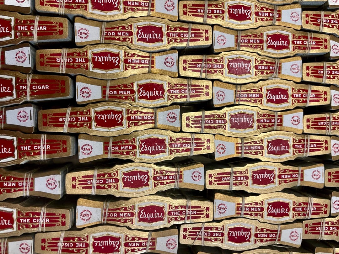 200 Unused NOS Esquire Cigar Bands, in Original Bundles of 200 ...