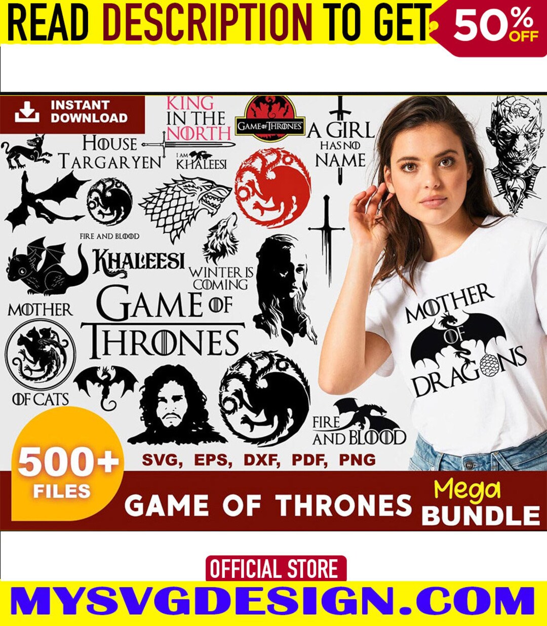 500 Game of Throne SVG Bundle, Svg Cut Files for Cricut, Svg Files for ...