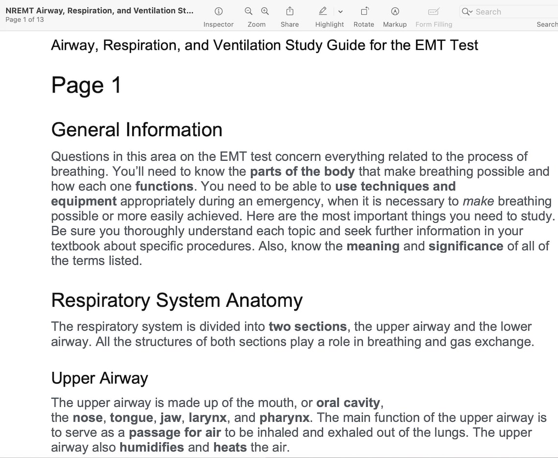 National Registry of Emt Complete 96-page Study Guide Bundle, Perfect ...