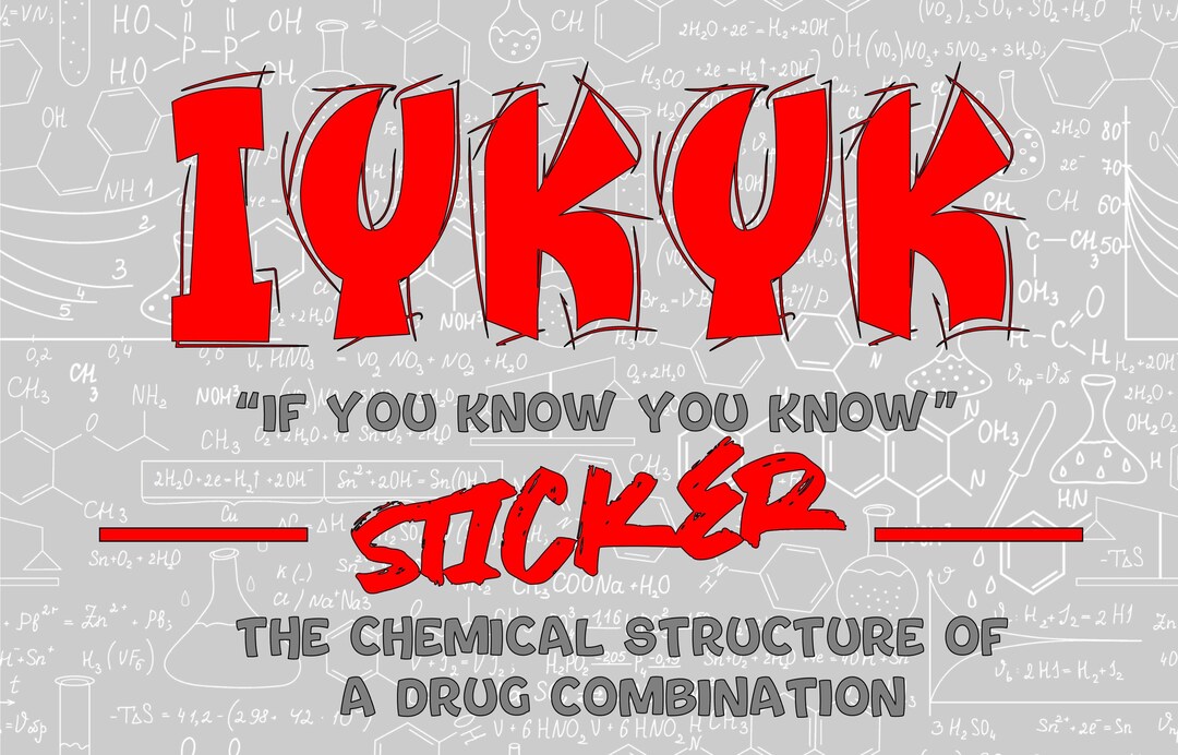 Pharmacology Sticker, Mug Sticker Design, ER Nursing, IYKYK Sticker ...