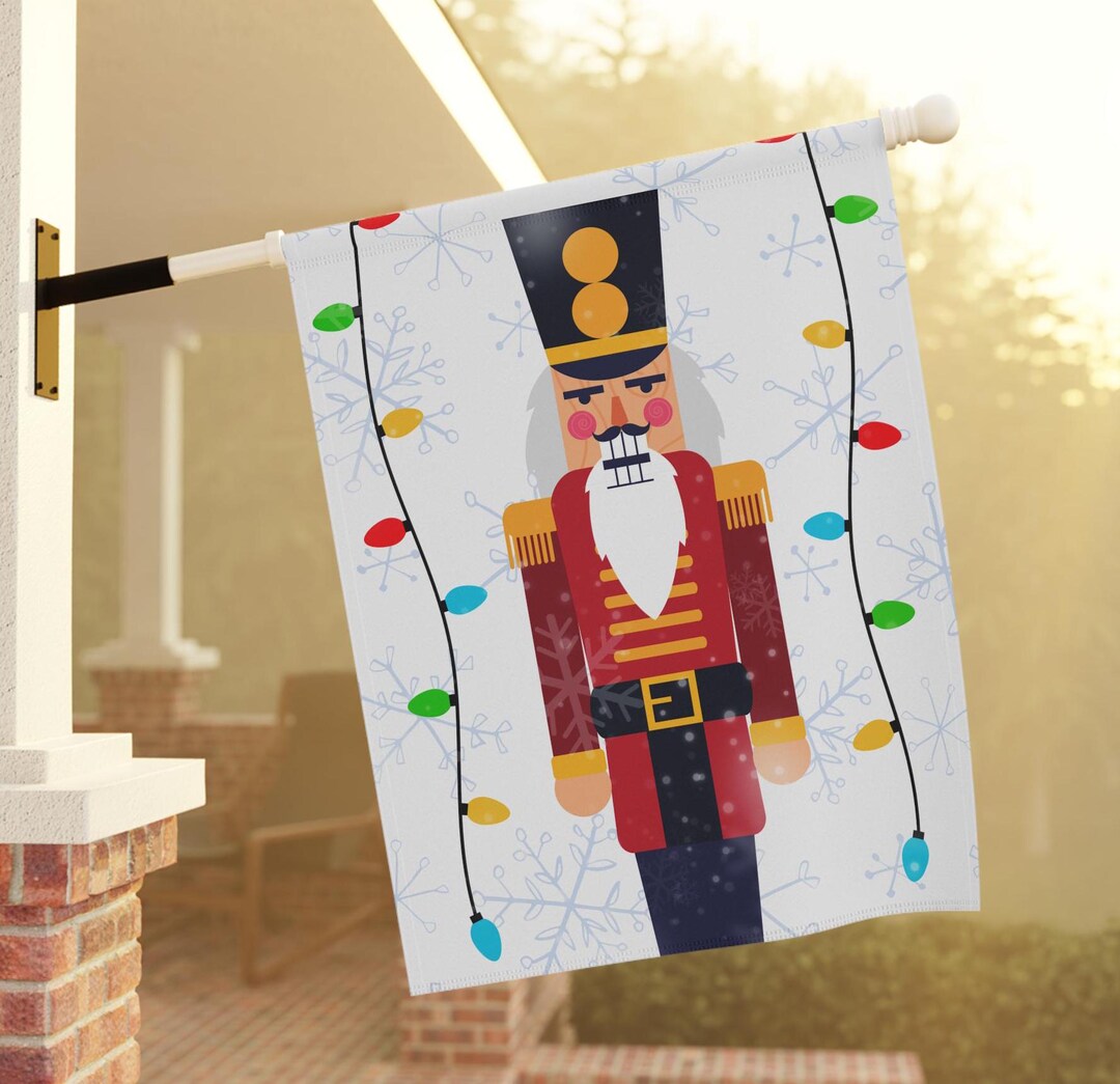 Nutcracker Flag | Garden Flag / House Flag | Large Nutcracker House ...