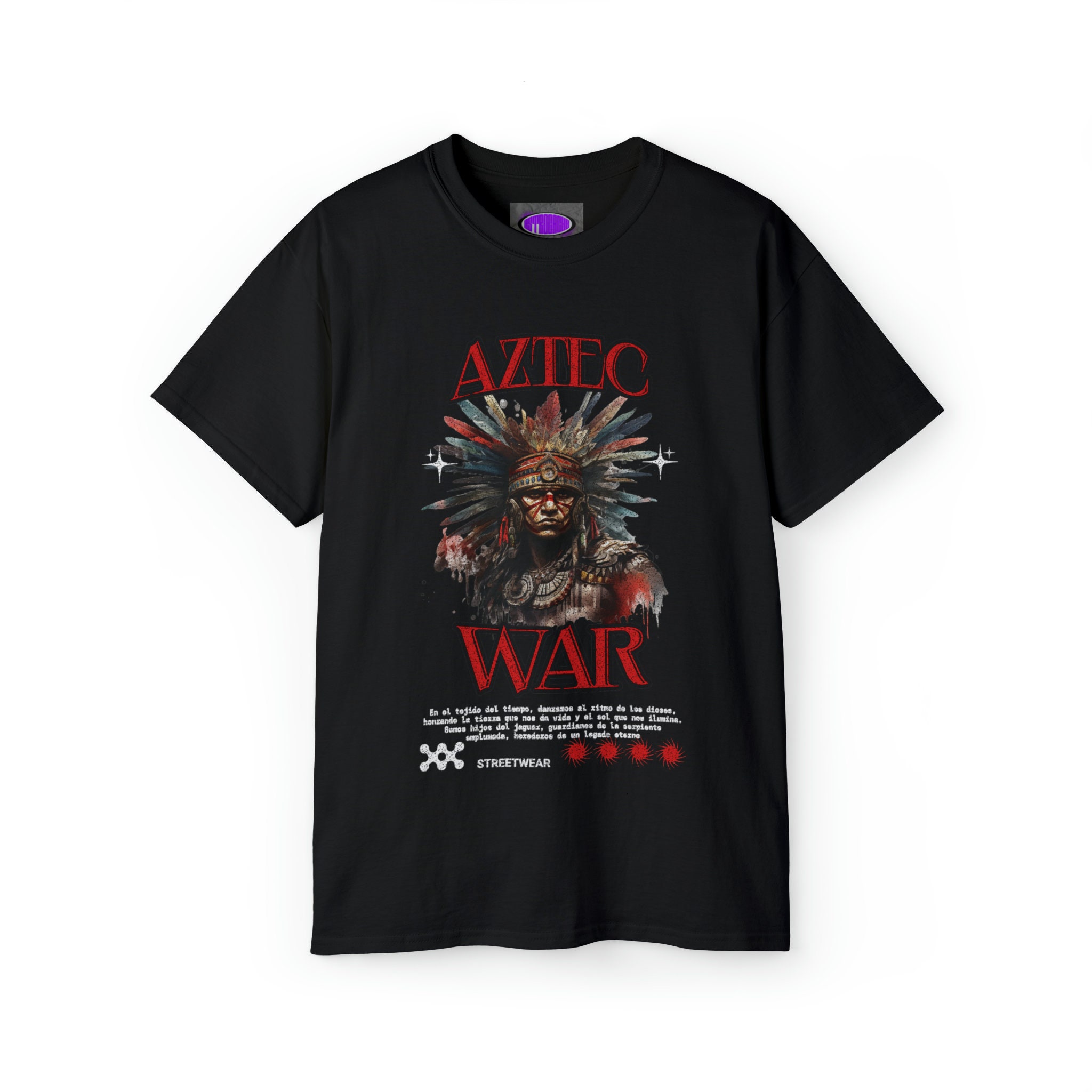 Aztec Warrior T-shirt, Aztec T-shirt, Urban Aztec Warrior T-shirt ...