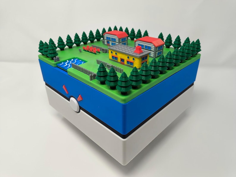 Pokemon Pallet Town Card Storage Box - Etsy