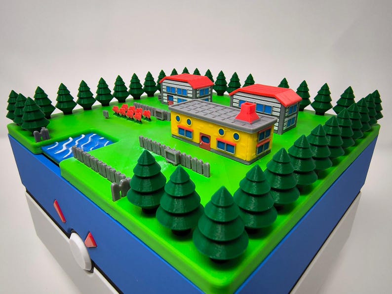 Pokemon Pallet Town Card Storage Box - Etsy