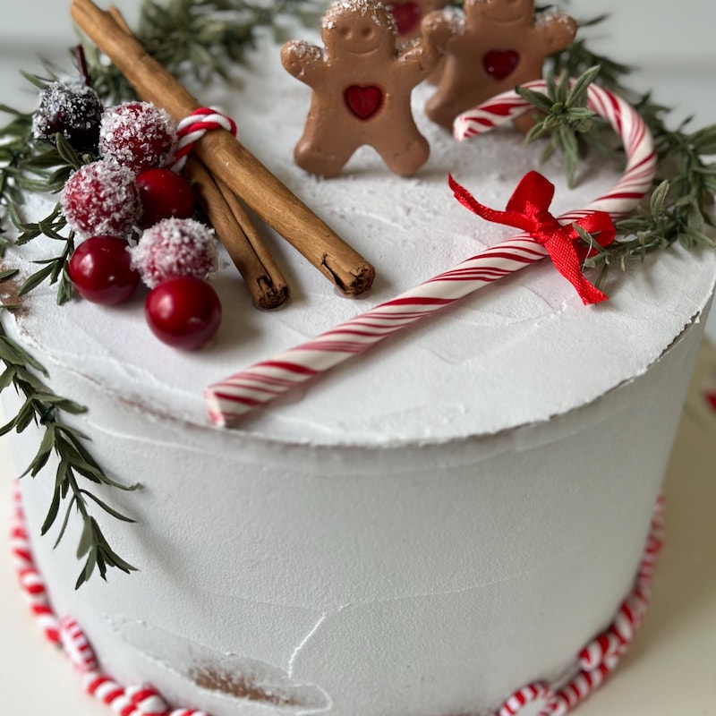 Fake Christmas Cake - Etsy