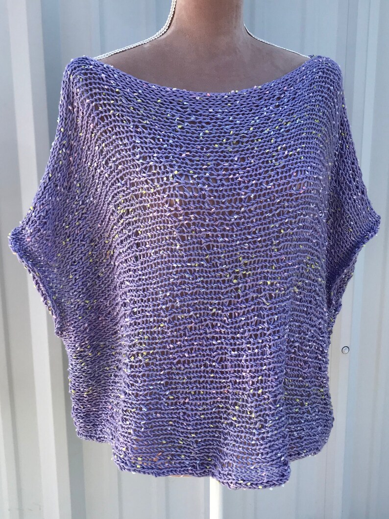 Oversized Short Sleeve Sweater PDF Pattern for SENTRO 48 Knitting ...