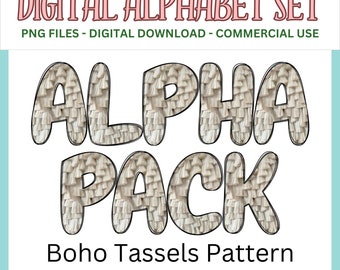 Polka & Checkers Digital Alphabet Set, Printable PNG Alpha Pack Design ...