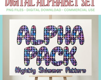 Sunflower Digital Alphabet Set, Printable PNG Alpha Pack Design, Doodle ...