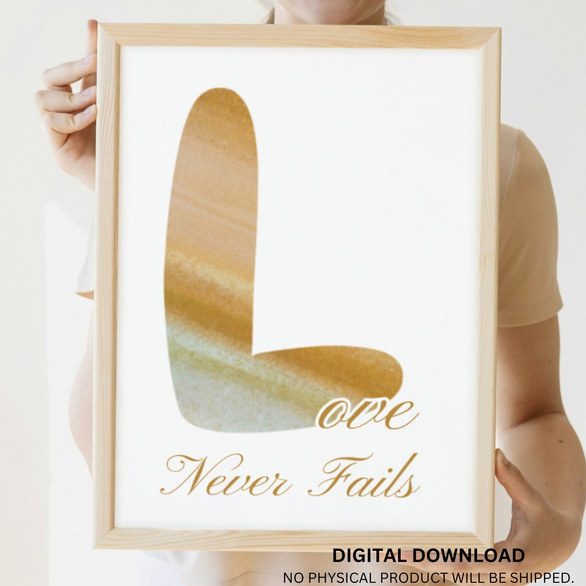 Gold Stripe Digital Alphabet Set, Printable PNG Alpha Pack Design ...