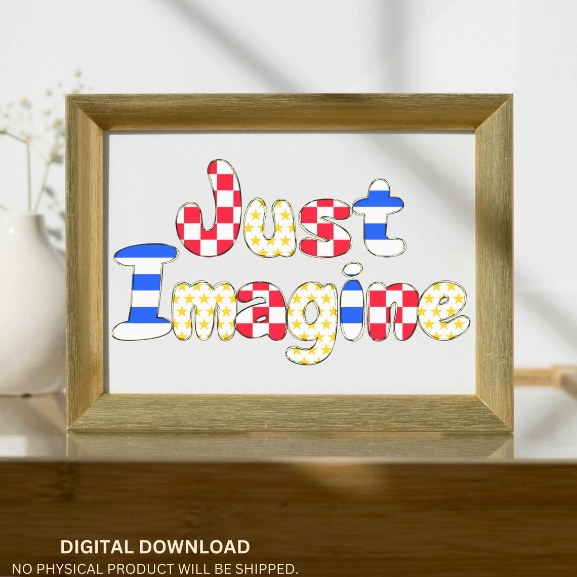 Checkers & Stars Digital Alphabet Set, Printable PNG Alpha Pack Design ...