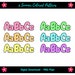 Bright Hearts Digital Alphabet Set, Printable PNG Alpha Pack Design ...